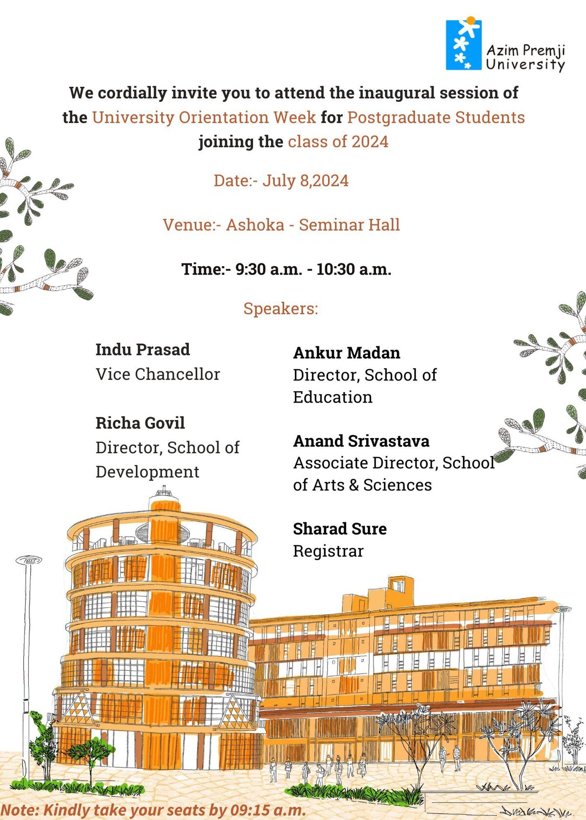 Postgraduate Orientation Programme 2024 - Azim Premji University