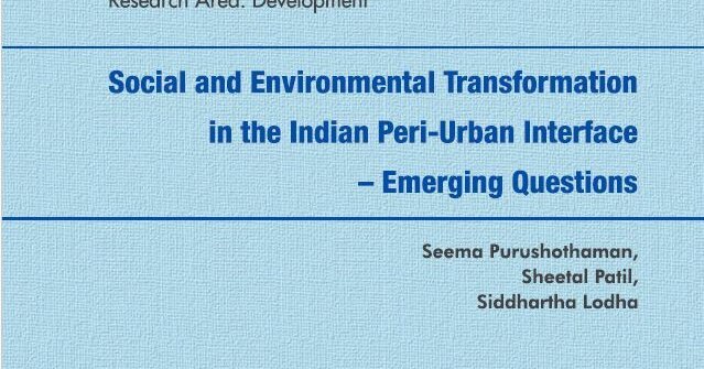 Social and Environmental Transformation in the Indian Peri-Urban ...
